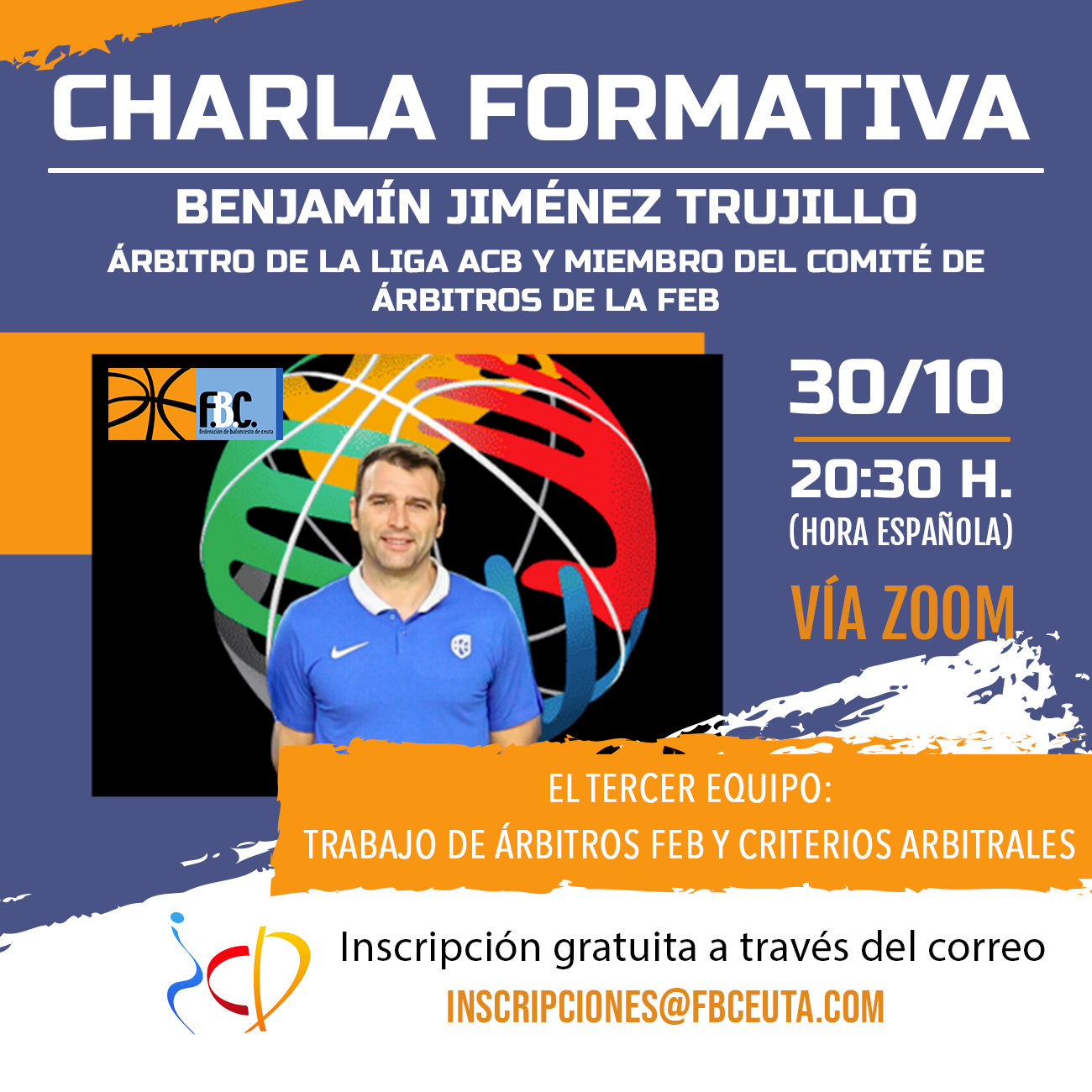 La FBC organiza una charla formativa con el árbitro de la Liga ACB ...